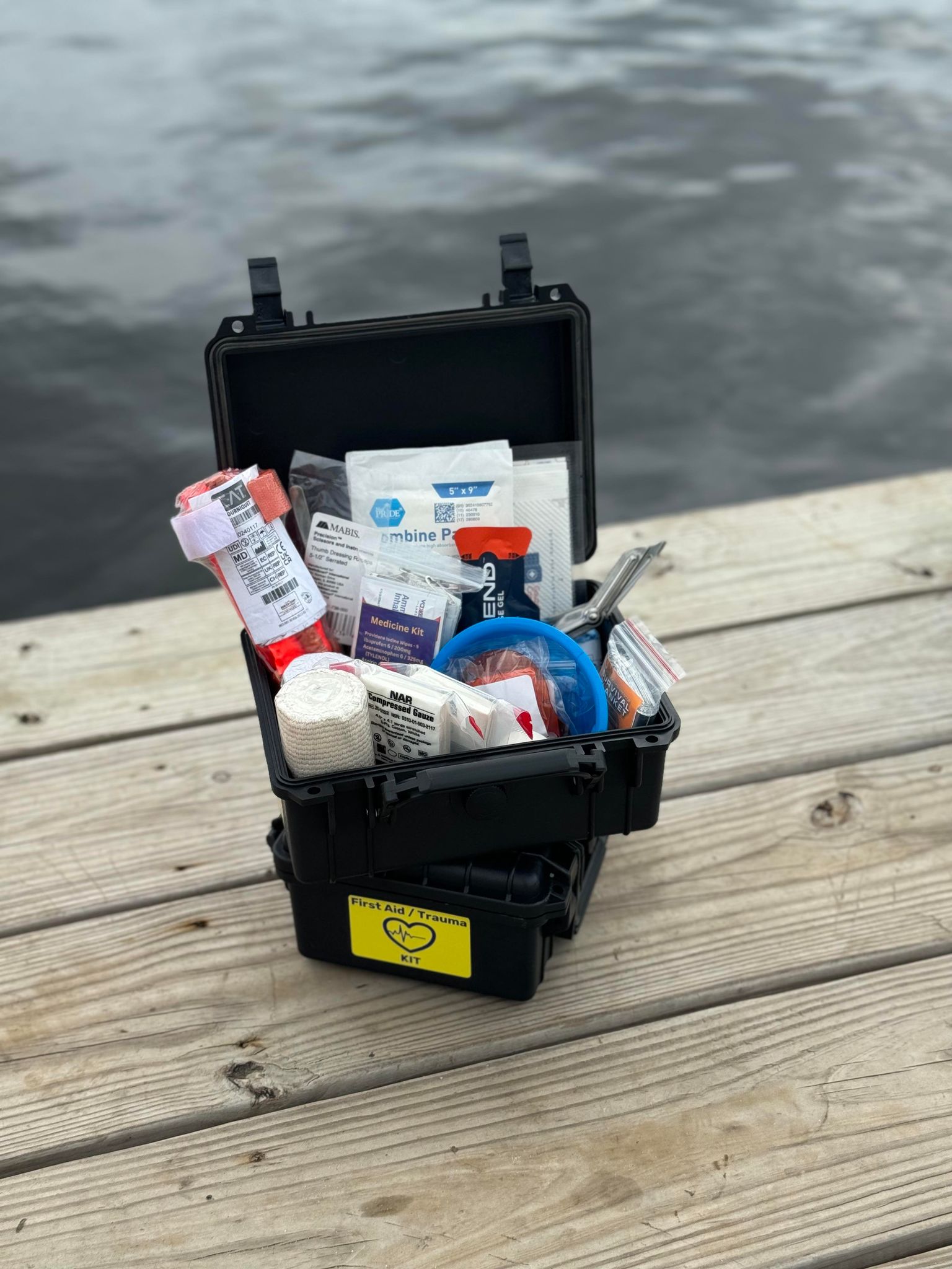 MEDIUM Marine First Aid / Trauma Kit | Modern Recoil CPR & Safety